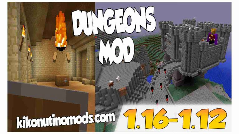 Dungeons MOD para Minecraft 1.16.5, 1.16.4, 1.12.2...