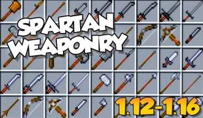 Spartan Weaponry mod para Minecraft 1.16.5, 1.15.2 y 1.12.2 -【Forge】