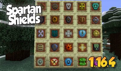 【Spartan Shields MOD】para Minecraft 1.16.5, 1.15.2 y 1.12.2 |【Descargar】