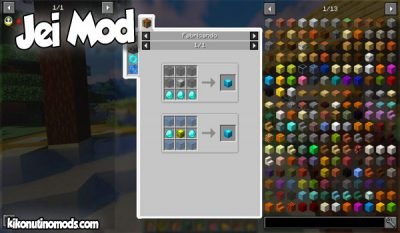 Just Enough Items JEI MOD for Minecraft 1.17.1 / 1.16.5 and 1.12.2