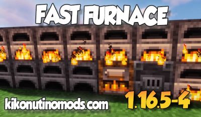 FastFurnace MOD para Minecraft 1.16.5 y 1.16.4 -【Descargar】