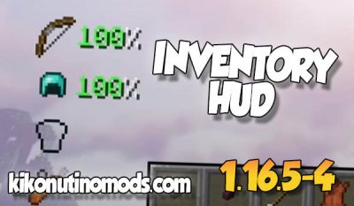 Inventory Hud mod para Minecraft 1.16.5 y 1.16.4 -【Actualizado】