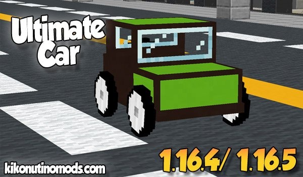 【Ultimate Car MOD】 para Minecraft 1.16.5 y 1.16.4 Mod de Autos