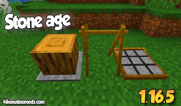 【Stone Age MOD】 para Minecraft 1.16.5 y 1.16.4 Mejora el Survival