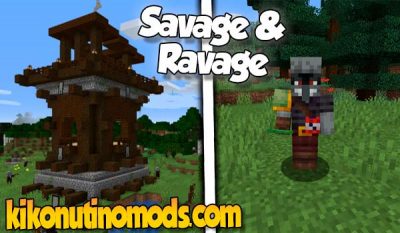 Savage & Ravage MOD para Minecraft 1.16.5 y 1.16.4
