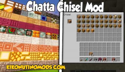 Chatta Chisel Mod para Minecraft 1.16.5 y 1.16.4 |【Actualizado】