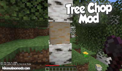 Tree Chop Mod para Minecraft 1.16.5 - Talar arboles mejor!