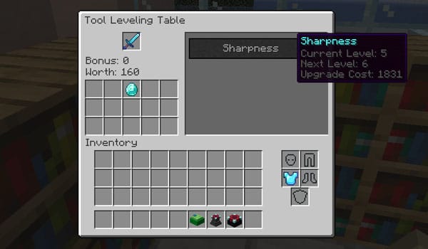 Tool Leveling+ Mod para Minecraft 1.17.1 y 1.16.5 - Encantamientos op
