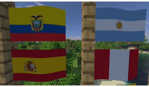 World Flags Mod para Minecraft 1.12.2 |【Descargar】