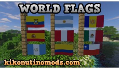 World Flags Mod para Minecraft 1.12.2 |【Descargar】