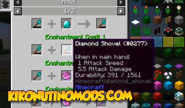 Just Enough Items JEI Mod para Minecraft 1.19.2 y 1.19