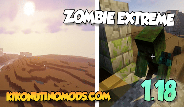 Zombie Extreme mod Para Minecraft 1.18.1 y 1.18 -【ACTUALIZADO】
