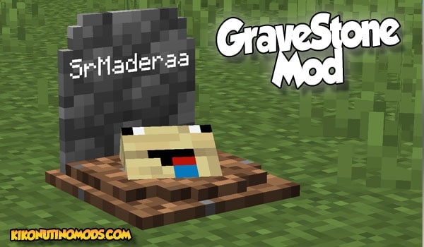 GraveStone Mod Para Minecraft 1.18.1 y 1.18 -【Mods para Minecraft】