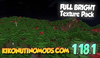 Full Bright 1.18.1 and 1.18 -【Texture Pack for Minecraft】
