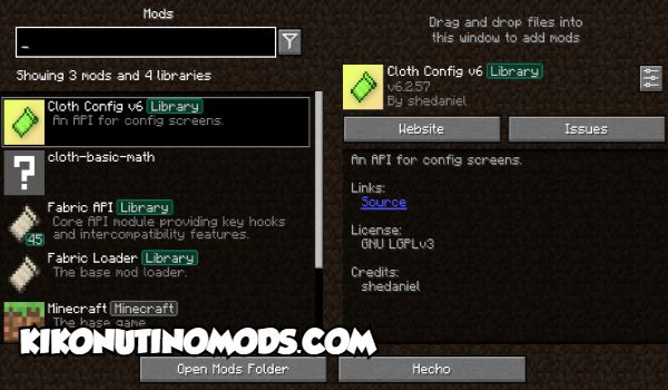 Cloth Config API Mod para Minecraft 1.19.4, 1.19.3 y 1.19.2 (Forge ... Cloth Config API Mod para Minecraft 1.19.4, 1.19.3 y 1.19.2 (Forge ...