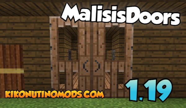 MalisisDoors Mod para Minecraft 1.19 |【Actualizado】