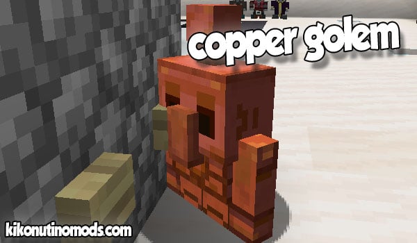 CopperGolem Mod para Minecraft 1.19.3, 1.19.2 y 1.19 (Forge / Fabric)