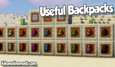 Useful Backpacks Mod para Minecraft 1.19.4, 1.19.3 y 1.19.2 (Forge)