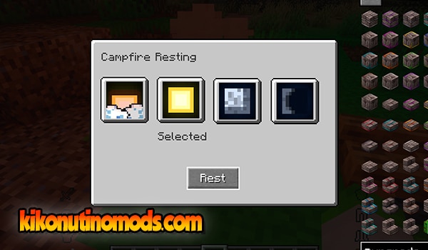 Campfire Resting Mod para Minecraft |【1.19.2, 1.19.1 y 1.19】