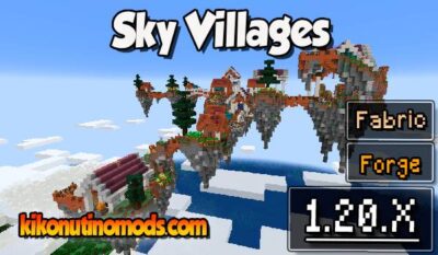 Sky Villages Mod para Minecraft |【1.20.2, 1.20.1 y 1.20】