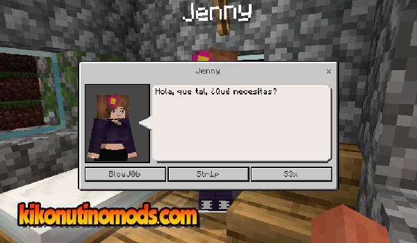 Jenny Mod para Minecraft Bedrock - PE |【1.20.4, 1.20.1 y 1.20】