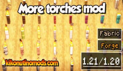 More Beautiful Torches Mod | 1.21 and 1.20.1 » Mods para Minecraft ...