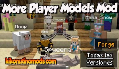 More Player Models Mod | 1.20.4, 1.20.1, 1.19.4, 1.19.2, 1.18.2…