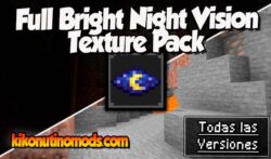 Full Bright Night Vision Texture Pack (Bedrock) | 1.21, 1.20.1…