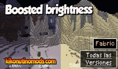 Boosted Brightness Mod | 1.20.1, 1.19.2, 1.18.2 y 1.16.5 » Mods para Minecraft | ¡Descarga Mods ...