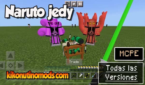 Naruto Jedy Addon MCPE | 1.17 y 1.18 » Mods para Minecraft | ¡Descarga Mods, Texturas y Shaders!